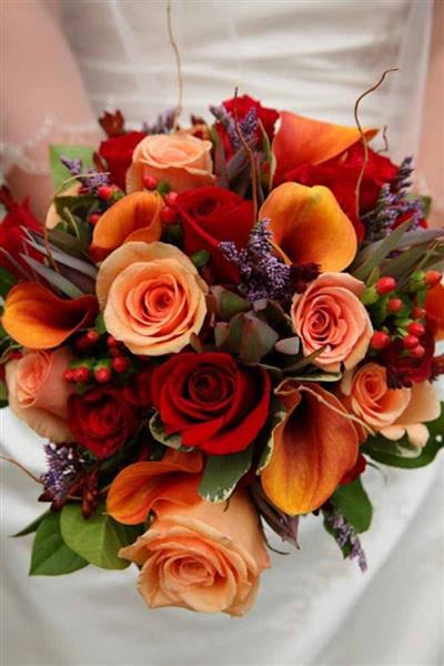 Autumn Fall Bridal Bouquet