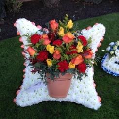 Plant Pot Funeral Tribute